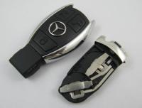 China Benz 3 Button Smart Auto Key Shell, Board Plastic Car Key Blanks / Case for sale