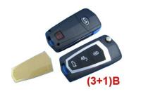 China 3+1 Button KIA Cerato Modified Remote Key Shell, Custom Remote Car Key Blanks for sale