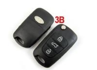 China Kia Chi Running Modified Flip Remote Key Shell, 3 Button Car Key Blanks for Kia for sale