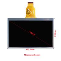 China Outdoor 7 Inch LCD Panel 800*480 Pixels 500nits High Brightness LCD for sale