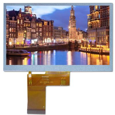 China 5 Inch Sun Readable LCD Display 480x272 500nits High Brightness TFT Panel for sale