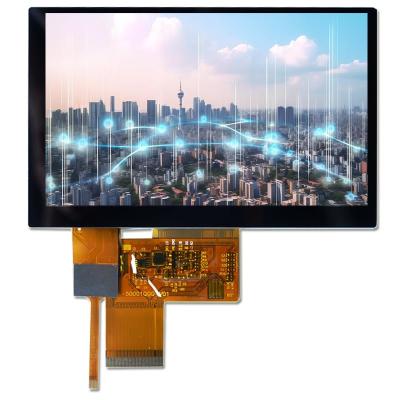 China 5 Inch 800x480 LCD Touch Screen Monitor 450 Nits Outdoor High Brightness IP65 for sale