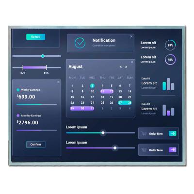 China 15 Inch TFT LCD Display 1600x1200 1000nits High Brightness Industrial Panel for sale
