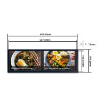 China 24.5 Inch Bar LCD Panel With LVDS Interface Colorful IPS TFT LCD Bar Screen for sale