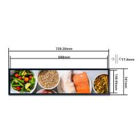 China 28 Inch Stretched Bar LCD 1920x360 High Brightness 500cd/m2 LVDS TFT Display for sale