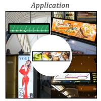 China 28 Inch Stretched Bar LCD 1920x360 High Brightness 500cd/m2 LVDS TFT Display for sale