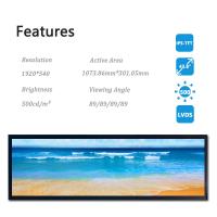 China 43.8 inch Bar LCD Panel with LVDS Interface Colorful IPS TFT Screen for sale