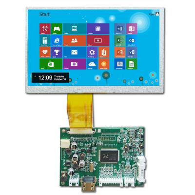 China 7 Inch 1024x600 HDMI LCD Panel with LCD Controller Board for Raspberry Pi Industrial Display for sale