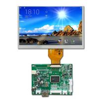 China 7 Inch 800x480 TFT LCD Display with HDMI LVDS Converter Board 500 cd/m2 for sale