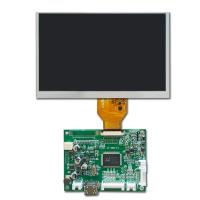 China 7 Inch 800x480 TFT LCD Display with HDMI LVDS Converter Board 500 cd/m2 for sale