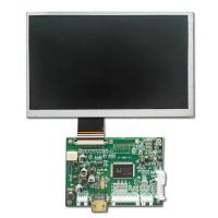 China 7 Inch 1024x600 HDMI LCD Screen with RGB to HDMI Board 500 cd/m2 for sale