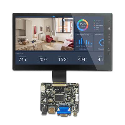 China 10.1 Inch 1024x600 TFT LCD Display with HDMI Driver Board 400 cd/m2 for sale