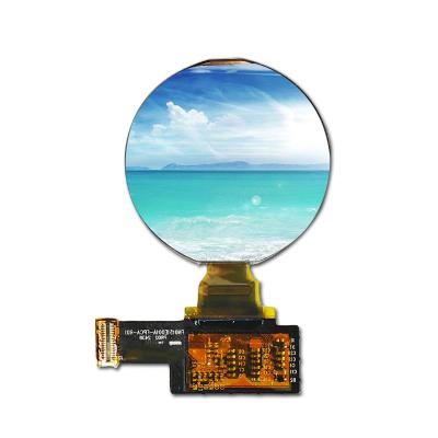 China 1.54 Inch Round AMOLED Display 466x466 Portable Monitor 600cd/m2 MIPI SPI for sale