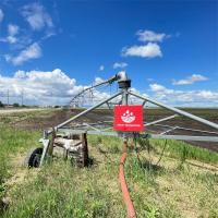 China 20245 New Products 20ha Center Pivot Irrigation System Tower Box for Farmland Pasture Irrigators for sale