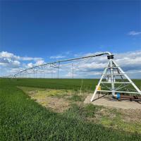 China China Center Pivot Irrigation System for 40ha Landfarm Zimmatic Style Energy-saving Irrigation Machine Inexpensive Low Cost for sale