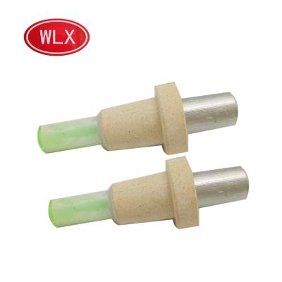 China Expendable Immersion Thermocouples for Measurement of Molten Metal Temperature with Slag Cap Al/FE for sale