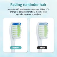 China Smart Rechargeable Travel Toothbrush , White Electric Toothbrush 235mm Size for sale