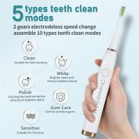 China Portable Intelligent Smart Electric Toothbrush Anti Sliding IPX8 Waterproof for sale