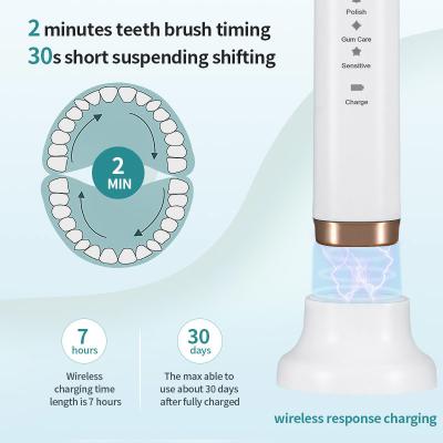 China Portable Intelligent Smart Electric Toothbrush Anti Sliding IPX8 Waterproof for sale