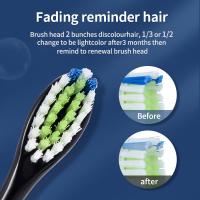 China 1200mAh Battery Charged Toothbrushes , Electric Toothbrush Blue Multifunctional ODM for sale
