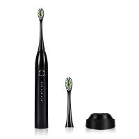 China Black 3.7V Rechargeable Electric Toothbrush Automatic With Sonic Motor for sale