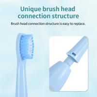 China Automatic Child Electric Toothbrush , Blue Ipx7 Waterproof Toothbrush for sale