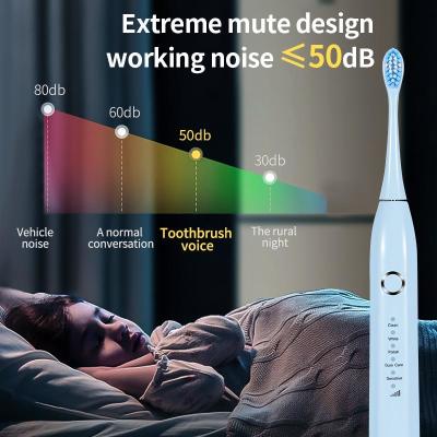 China Automatic Sonic Electric Toothbrush Rechargeable Toothbrush For Adults Portable for sale