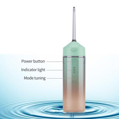 China 3 Modes Mini Smart Oral Irrigator Flosser With 1200 Times / Min Frequency for sale