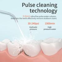 China IPX5 Waterproof Countertop Oral Irrigator , Countertop Water Flosser With 4 Nozzles for sale