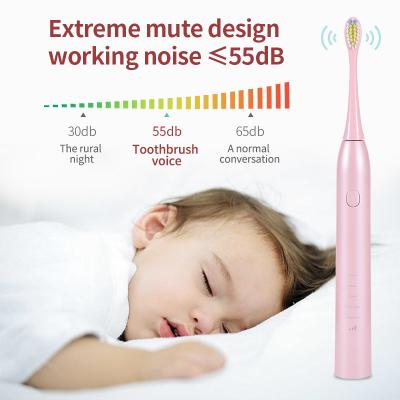 China 15 Modes Rechargeable Electric Toothbrush With 800mAh 14500 Lithium Battery for sale