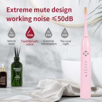 China Multifunctional Sonic Smart Electric Toothbrush Pink Color Anti Sliding for sale