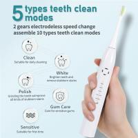 China 1200mAh Rechargeable Electric Toothbrush IPX7 Waterproof Multipurpose for sale