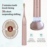 China 1.8W Smart Electric Toothbrush . Sonic Pink Toothbrush Waterproof for sale