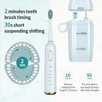 China Bake Paint Travel Electric Toothbrush Sonic With Disinfect Air Drying CE FCC Certified for sale