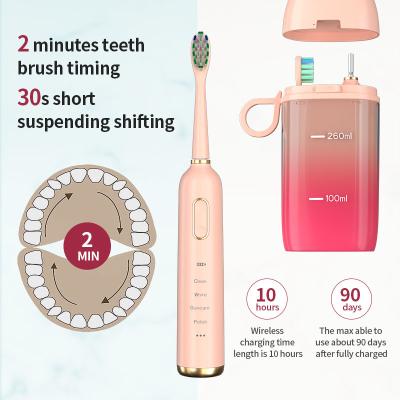 China Rechargeable UV Sanitizer Electric Toothbrush Waterproof With 12 Modes for sale