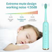 China Sonic Power Rechargeable Electric Toothbrush 1500mAh For Travel for sale