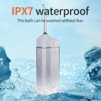 China 3 Modes Mini Portable Water Flosser IPX7 Waterproof With 1250mah Lithium Battery for sale