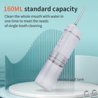 China Mini White Portable Water Flosser Water Resistant With 68dB Noise Level for sale