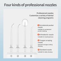 China 2 Modes Cordless Dental Water Flosser With 1250mAh Lithium Battery for sale
