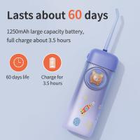 China 2 Modes Purple Oral Irrigator Water Flosser IPX7 Water Resistant for sale