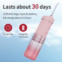 China Collapsible Cordless Smart Oral Irrigator For Teeth Cleaning Rechargeable for sale