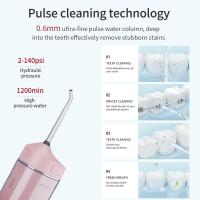 China Household Cordless Water Flosser Teeth Cleaner IPX7 Waterproof for sale