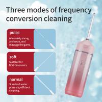 China 1250mAh Electric Portable Water Flosser Oral Irrigator With 3 Modes for sale