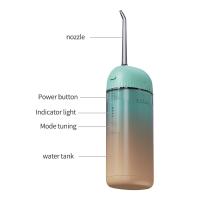 China 1250mAh Water Flosser Teeth Cleaner With 160ml Water Tank Capacity OEM for sale