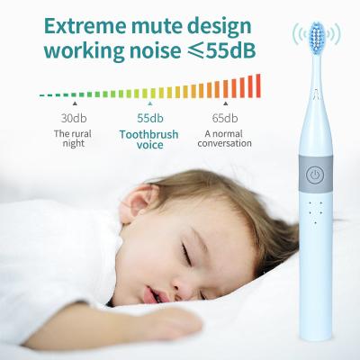 China OEM Portable Sonic Toothbrush , IPX8 500mAh White Electric Toothbrush for sale
