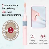 China Automatic Kids Rechargeable Electric Toothbrush ABS Material With Soft Bristle for sale