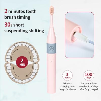 China Automatic Kids Rechargeable Electric Toothbrush ABS Material With Soft Bristle for sale