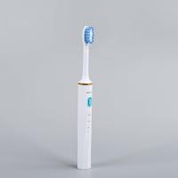 China Electric Sonic White Toothbrush , 3 Modes Ipx7 Waterproof Toothbrush For Adult for sale