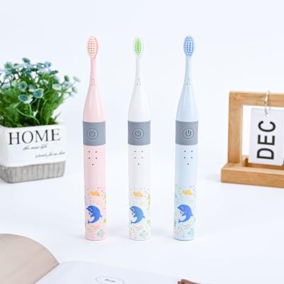 China OEM Portable Sonic Toothbrush  IPX7 Waterproof White Electric 3.7V For Kids for sale