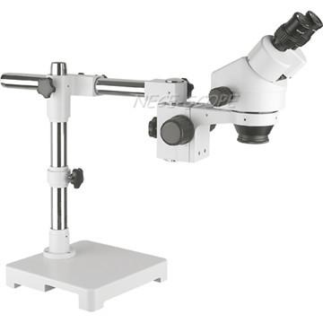China Single Arm Boom Stand Stereo Digital Microscope With 380MM Pole Height for sale